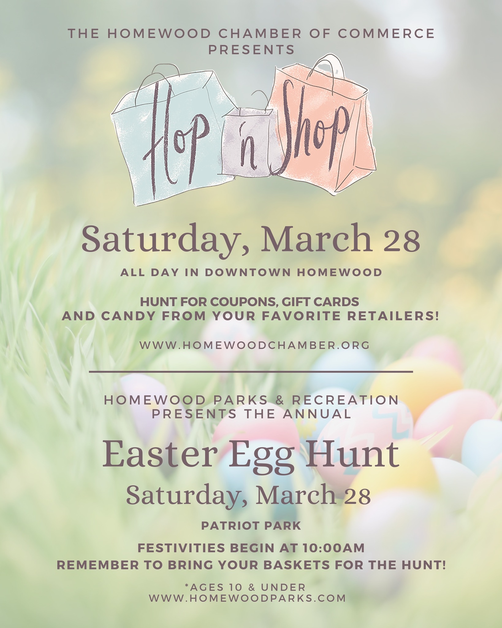 Hop N Shop & Easter Egg Hunt - Front Porch Alabama Magazine